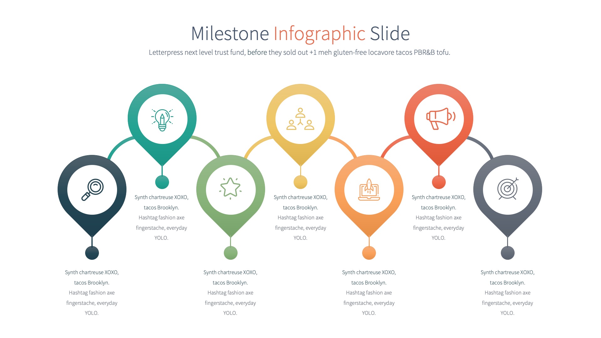 Milestone - PowerPoint Infographics Slides, Presentation Templates