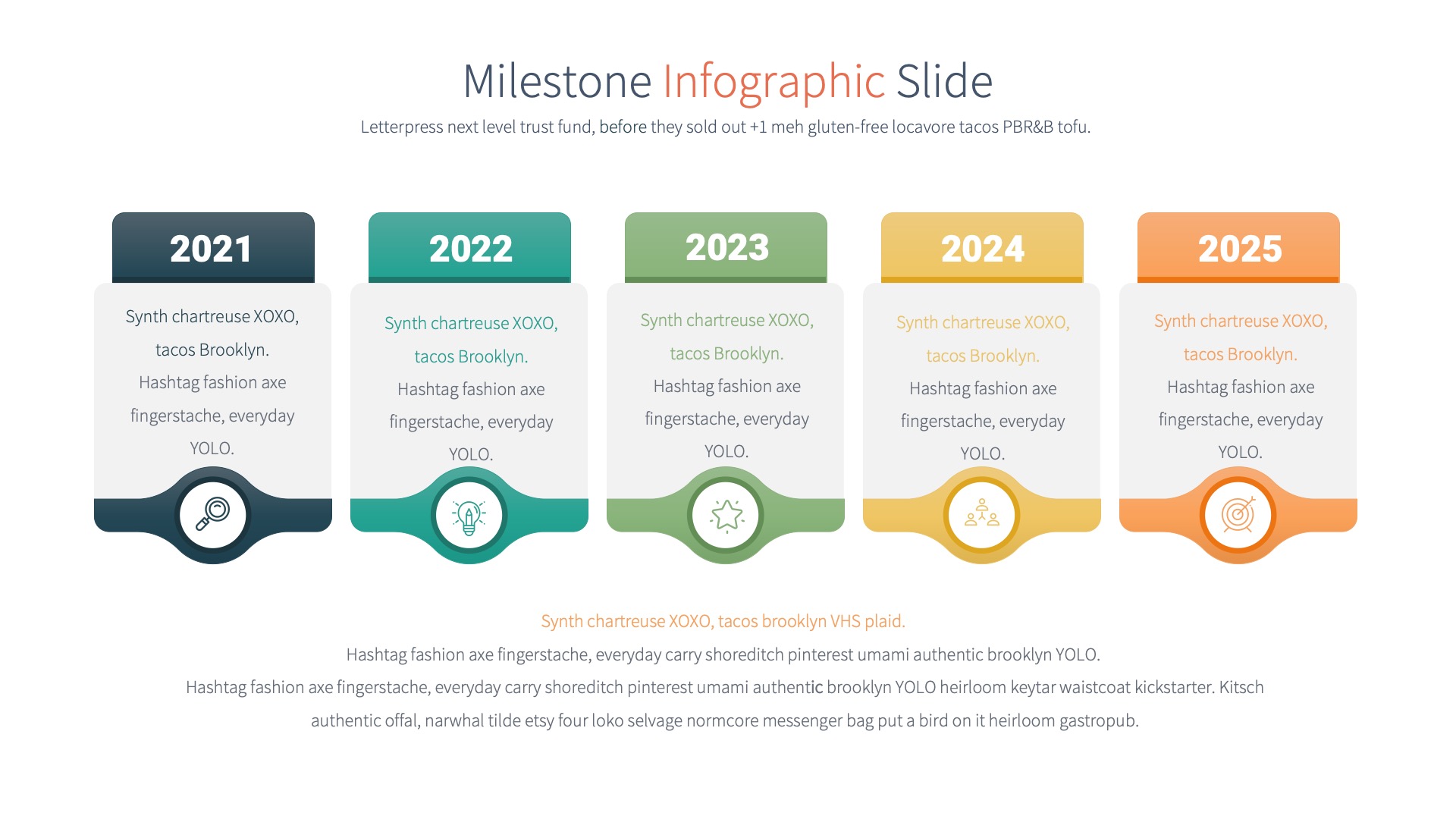 Milestone - PowerPoint Infographics Slides, Presentation Templates