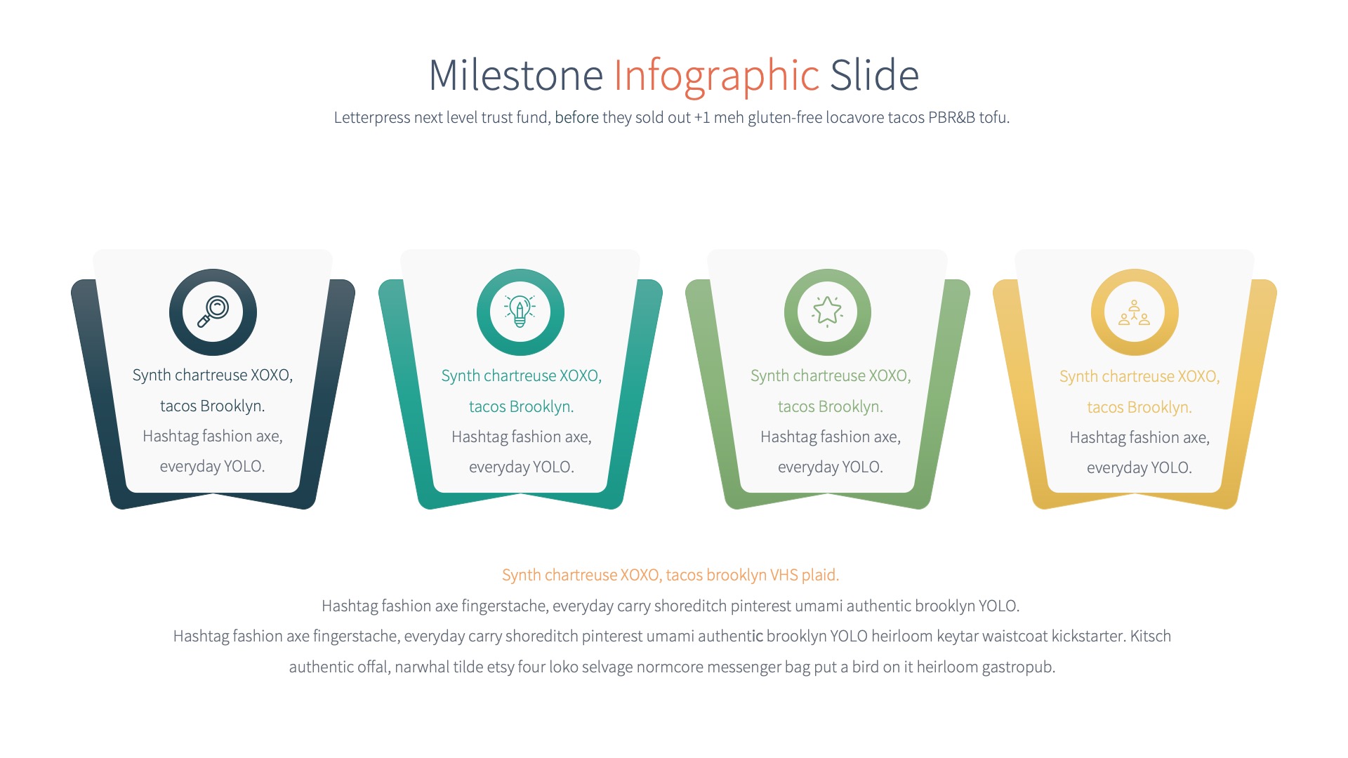 Milestone - PowerPoint Infographics Slides, Presentation Templates