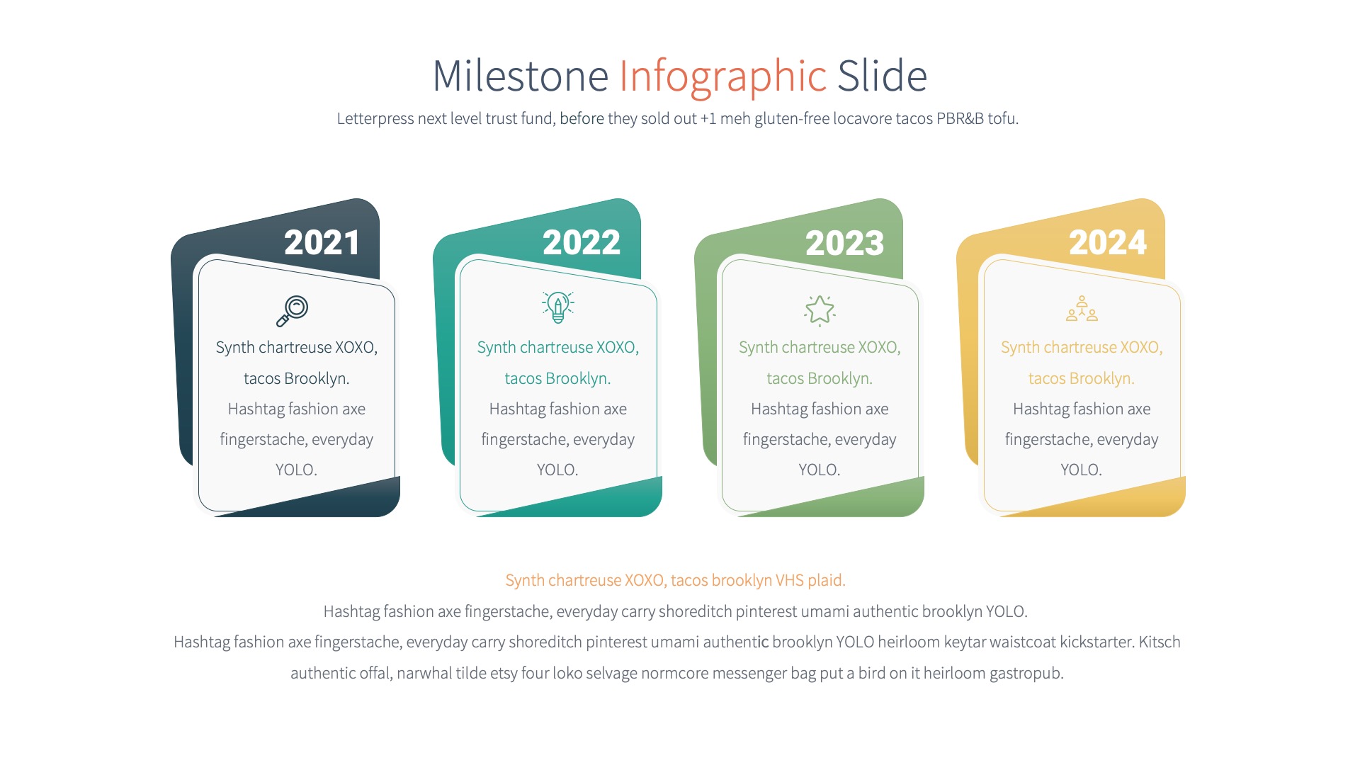 Milestone - PowerPoint Infographics Slides, Presentation Templates