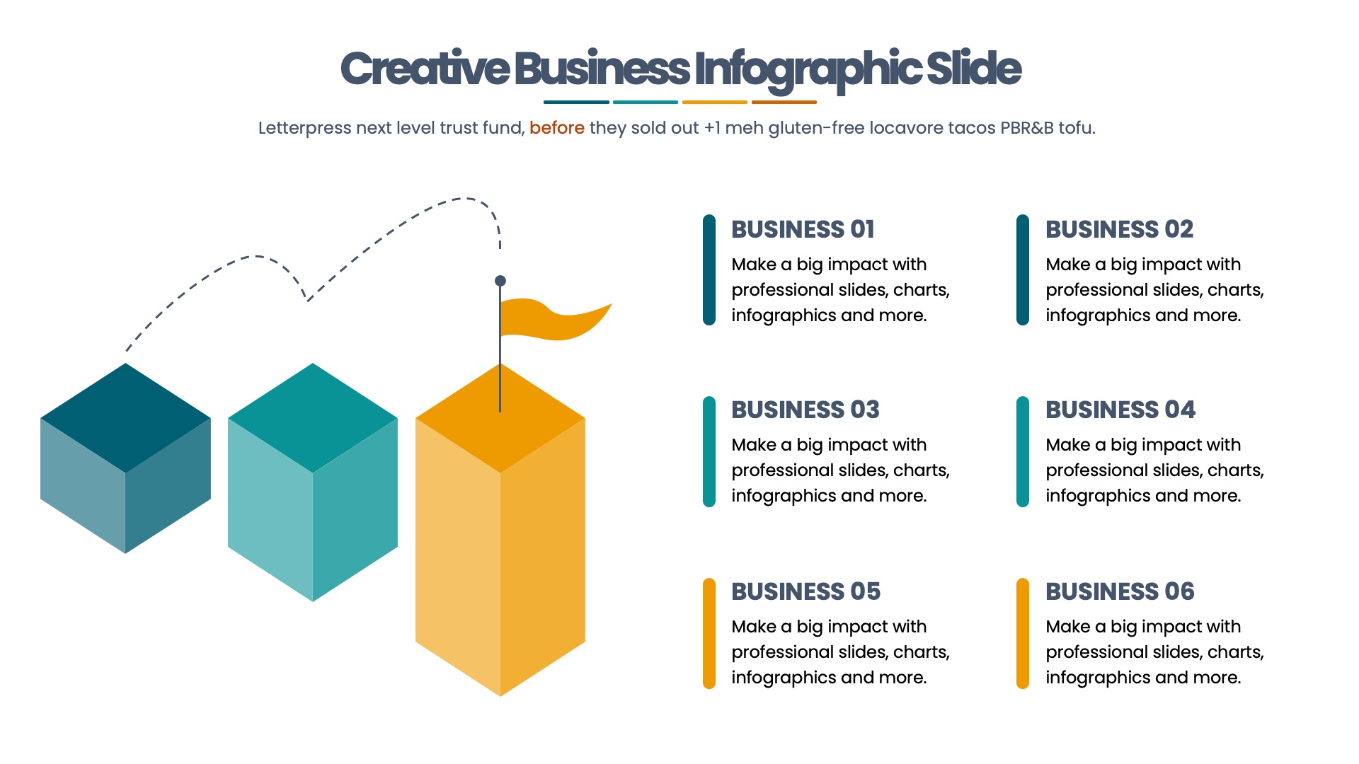 Creative Business - PowerPoint Infographics Slides, Presentation Templates