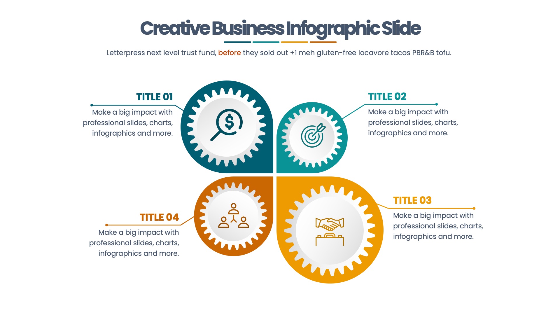 Creative Business - PowerPoint Infographics Slides, Presentation Templates