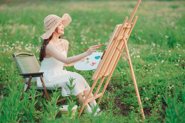 girl is drawing Stock Photo by liufuyu | PhotoDune