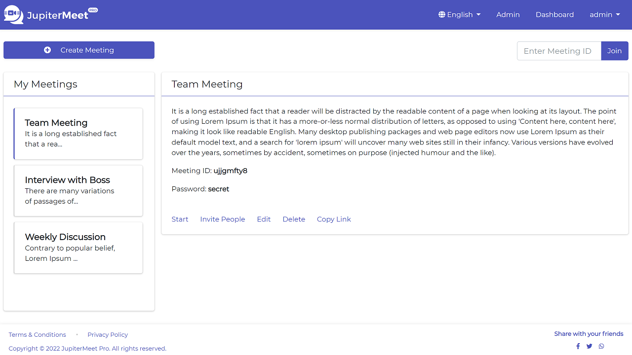 JupiterMeet Pro - Video Conference by TheRTCLabs | CodeCanyon