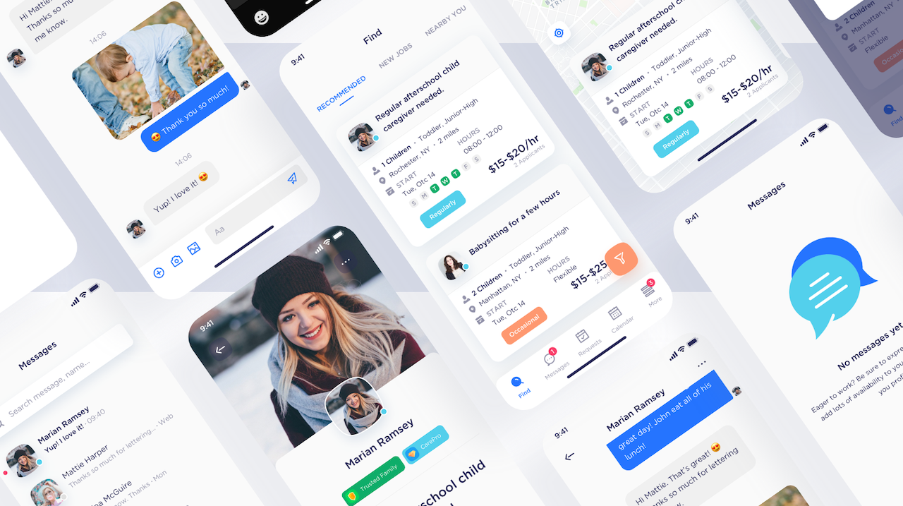Caren For Caregiver React Native App Template by thirteendev | CodeCanyon