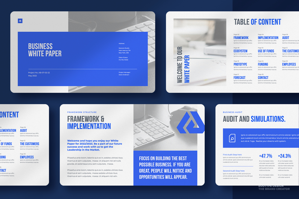 White Paper Google Slides, Presentation Templates | GraphicRiver