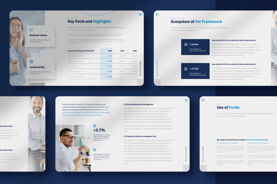 White Paper Google Slides, Presentation Templates | GraphicRiver