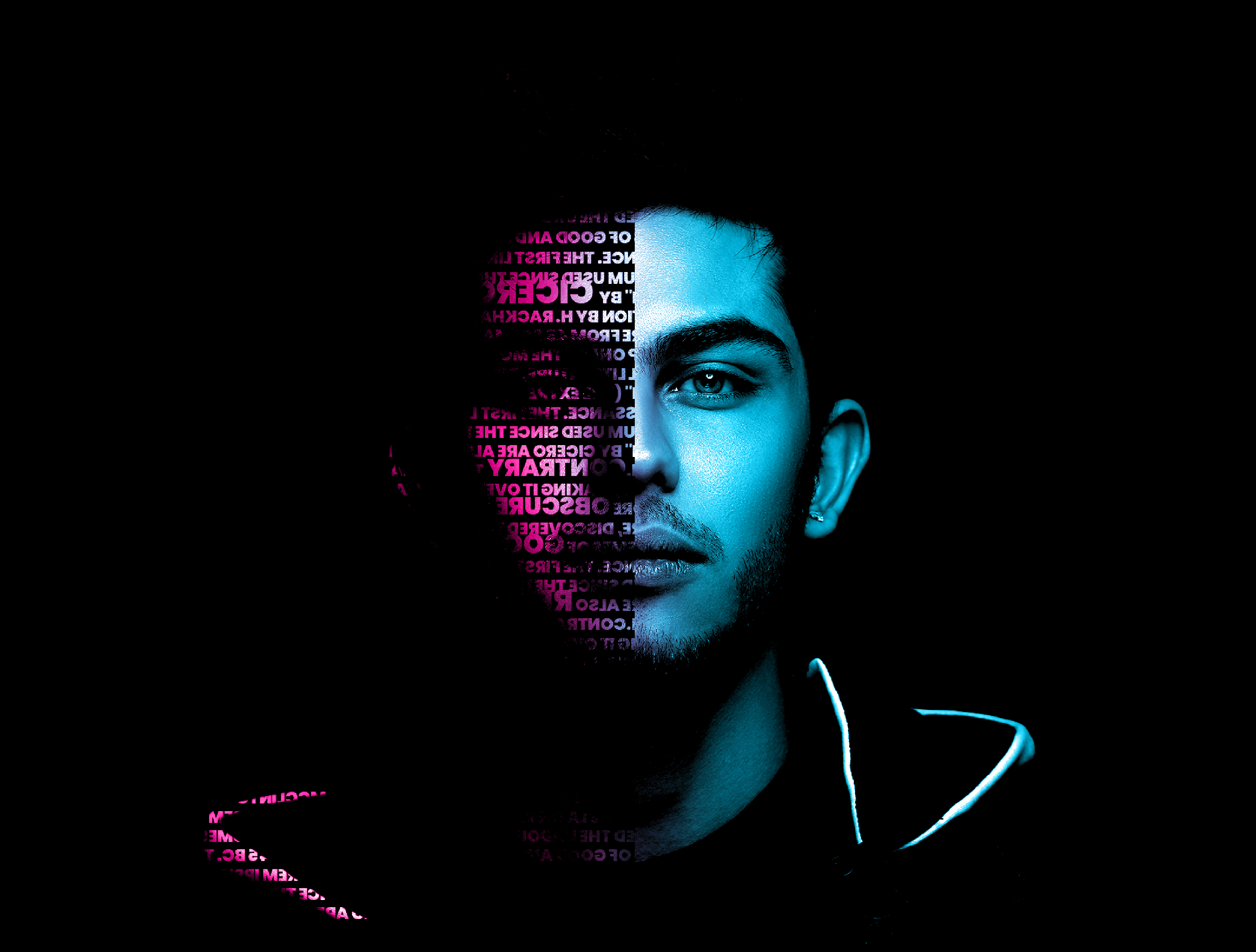 Masking Text Overlay Photo Effect Template, Add-ons | GraphicRiver