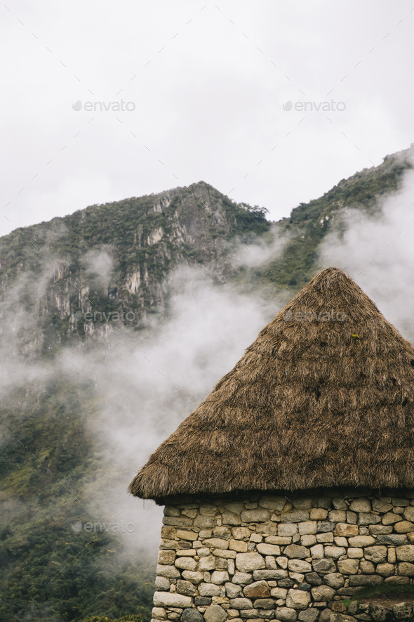 Stony house at Machu Picchu, Peru Stock Photo by BGStock72 | PhotoDune