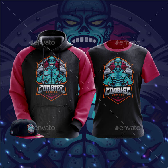 Zombie Esport Logo, Logo Templates | GraphicRiver