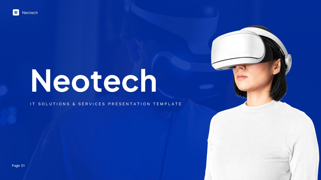 Neotech - IT Solutions & Services Keynote Template, Presentation Templates