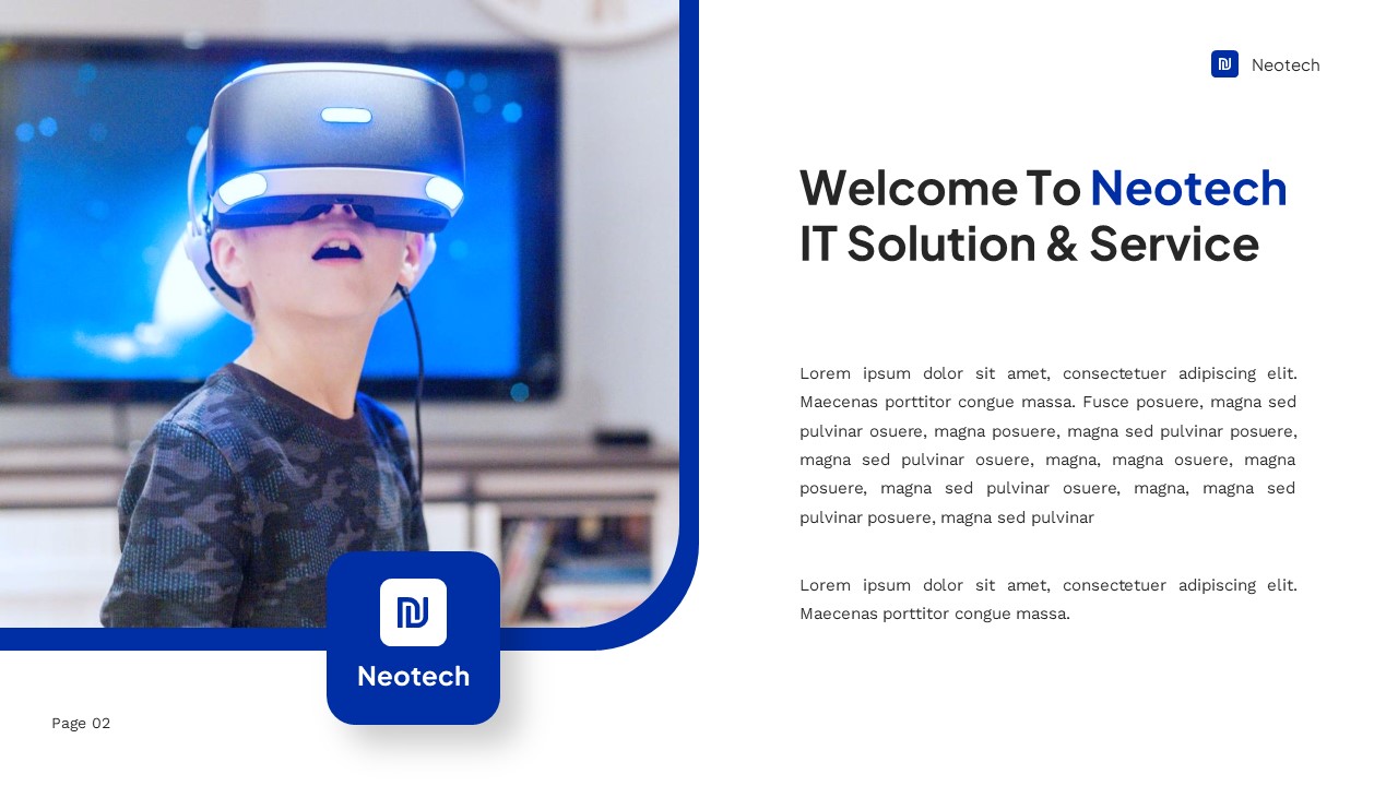 Neotech - IT Solutions & Services Keynote Template, Presentation Templates