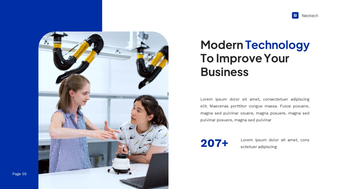 Neotech - IT Solutions & Services Keynote Template by Pixesia ...