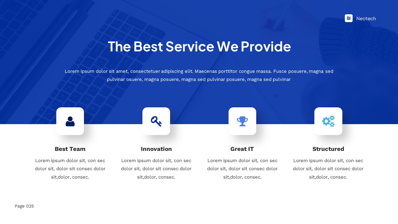 Neotech - IT Solutions & Services Keynote Template by Pixesia | GraphicRiver