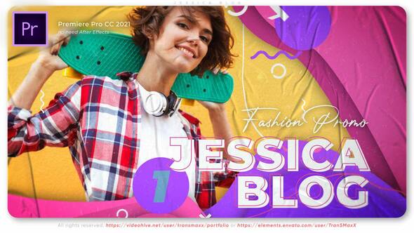 Jessica Blog. Fashion Promo, Premiere Pro Templates | VideoHive