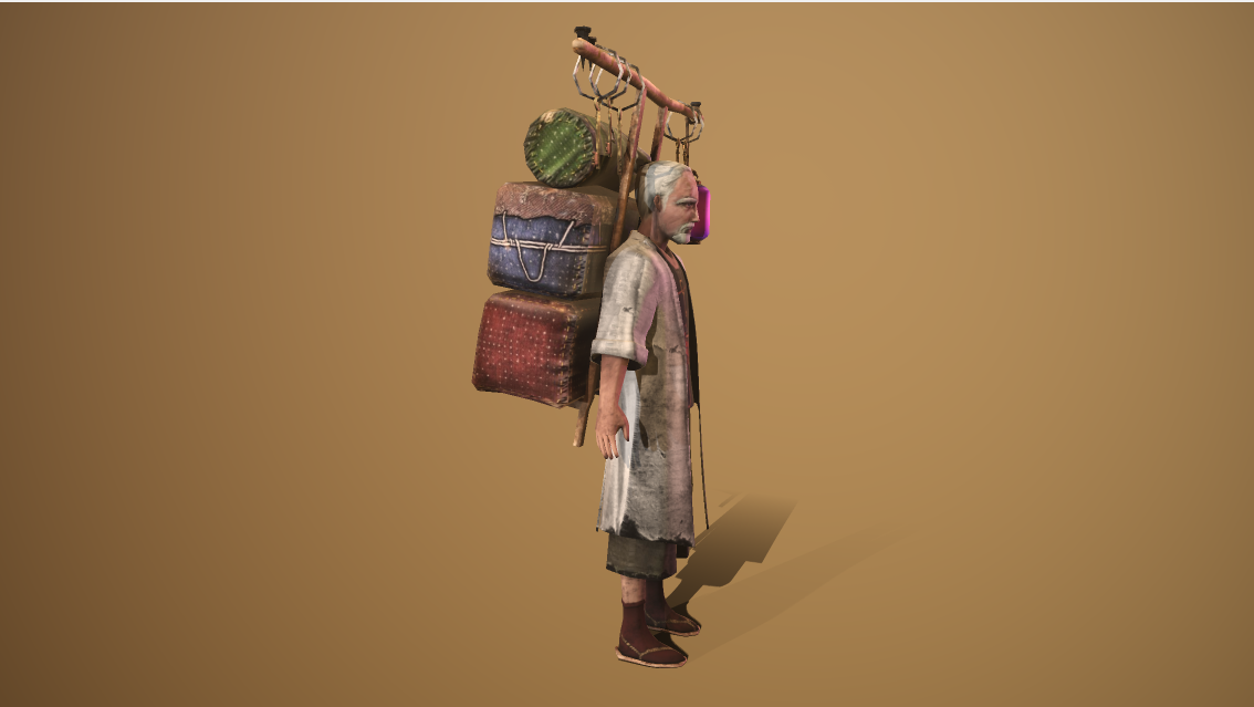 Old Merchant Rigged character by ahmadali55 | 3DOcean