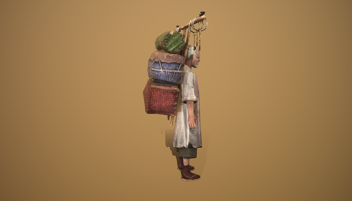 Old Merchant Rigged character by ahmadali55 | 3DOcean