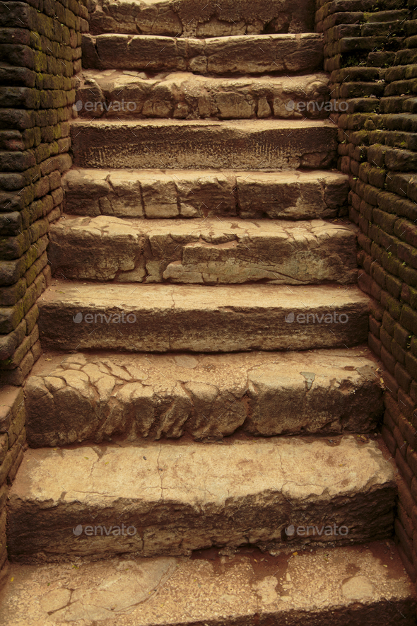 Ancient stone stairs Stock Photo by BGStock72 | PhotoDune