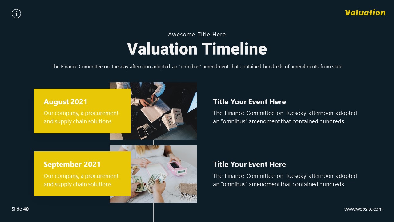 Valuation Finance Presentation Template, Presentation Templates ...