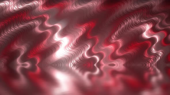 4K Abstract Red Wave Background Seamless Loop, Motion Graphics | VideoHive