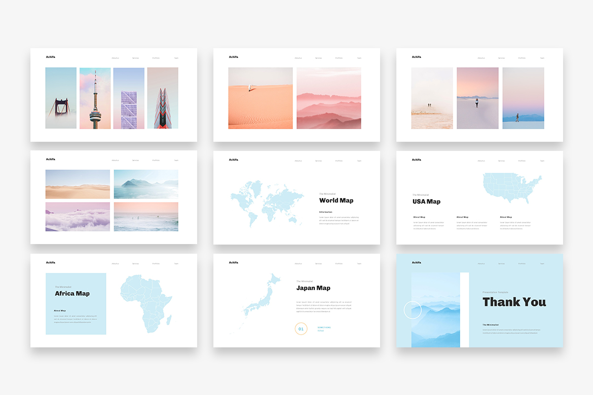 Achifa - Pastel Google Slides Template, Presentation Templates ...