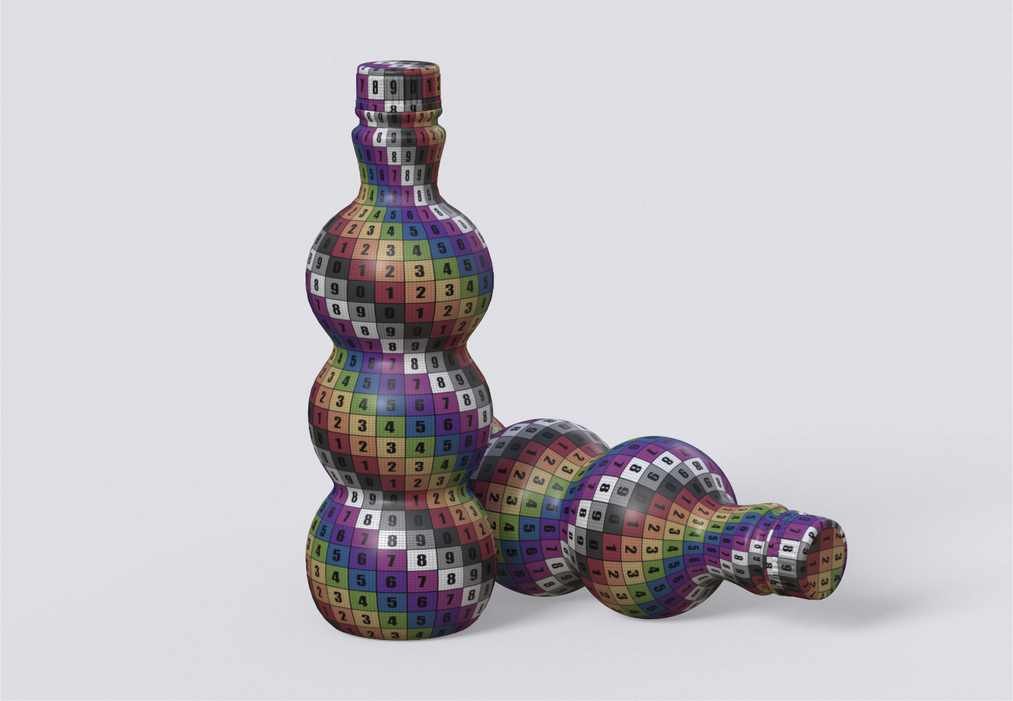 Curvy Juice Water Bottle by Fusionhorn | 3DOcean