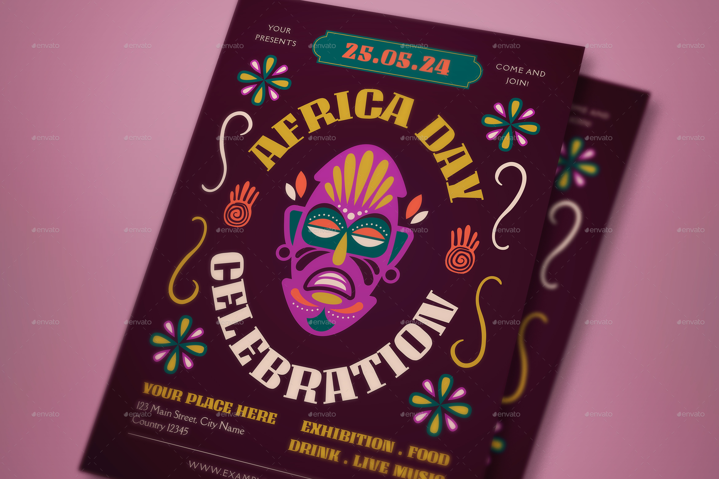 Africa Day Flyer Set, Print Templates | GraphicRiver