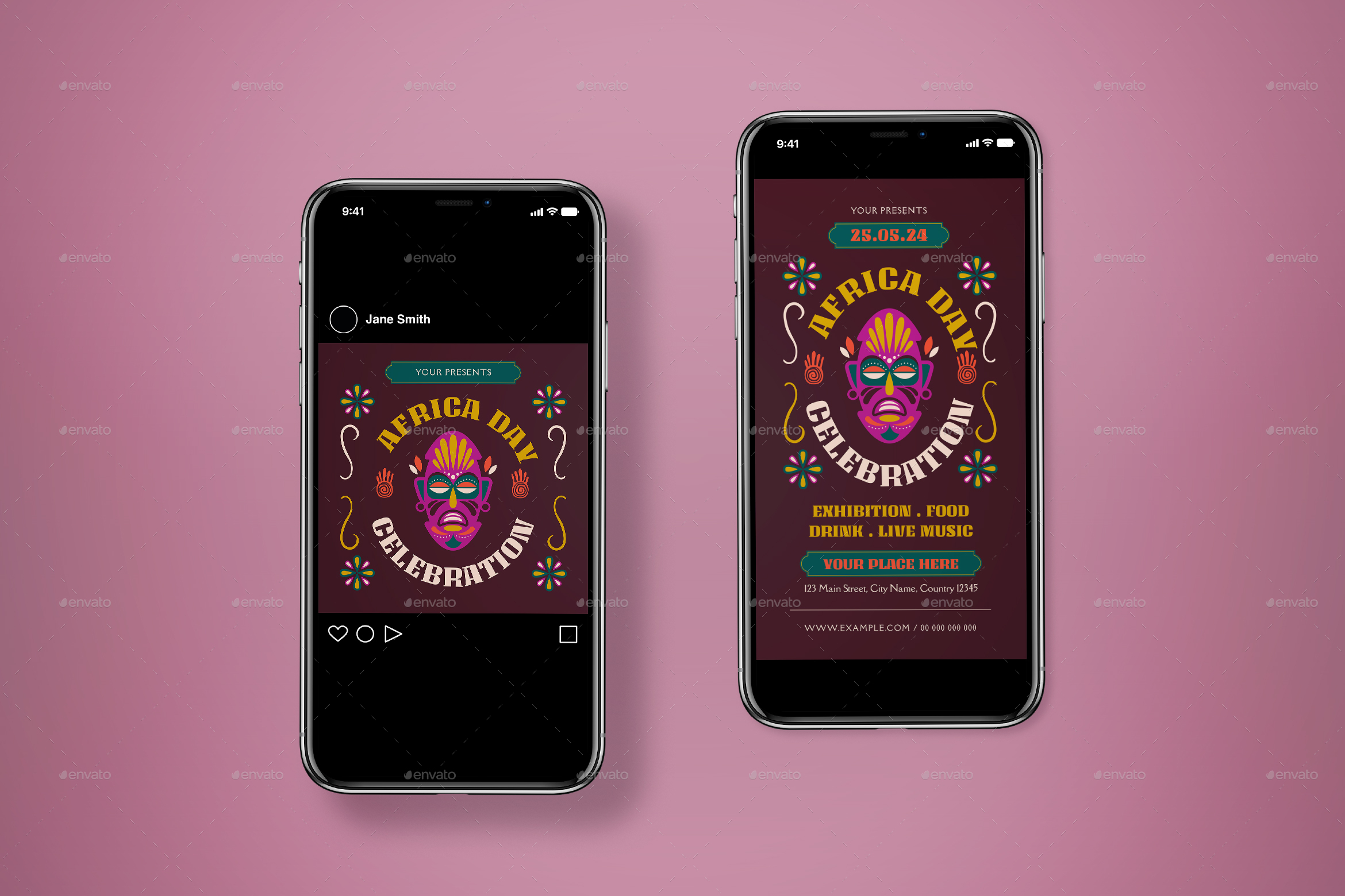 Africa Day Flyer Set, Print Templates | GraphicRiver