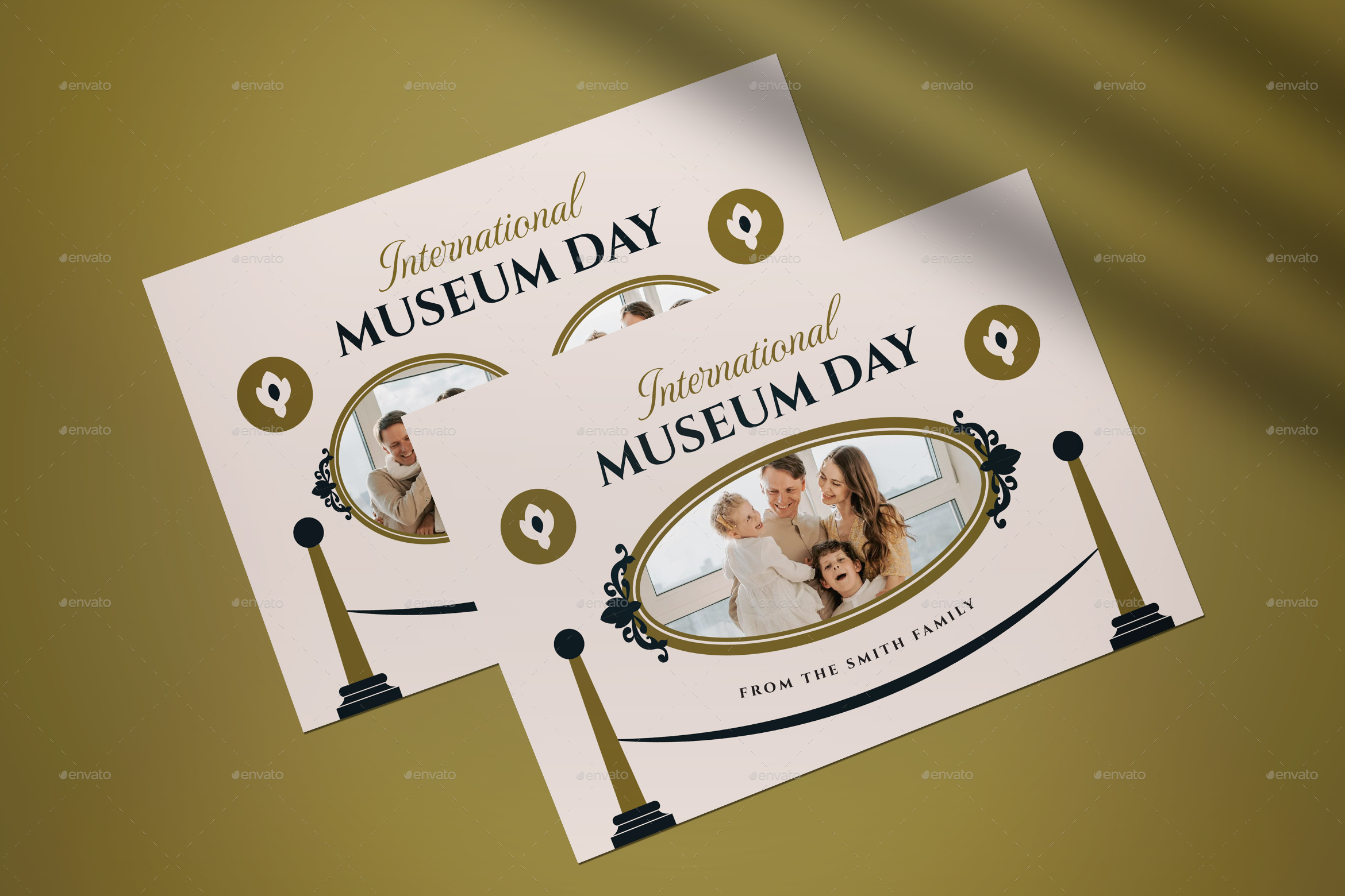 International Museum Greeting Card, Print Templates | GraphicRiver