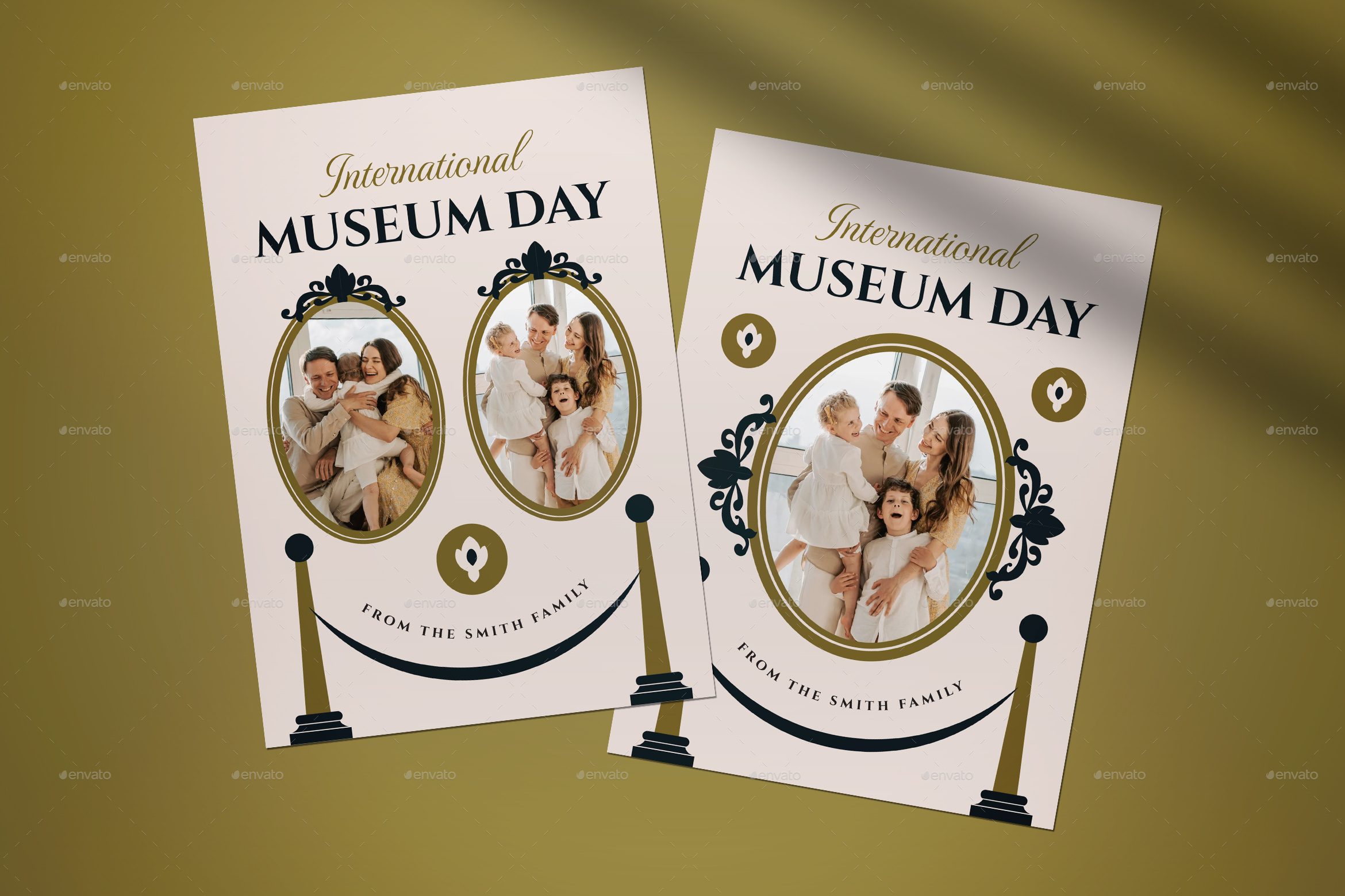 International Museum Greeting Card, Print Templates | GraphicRiver