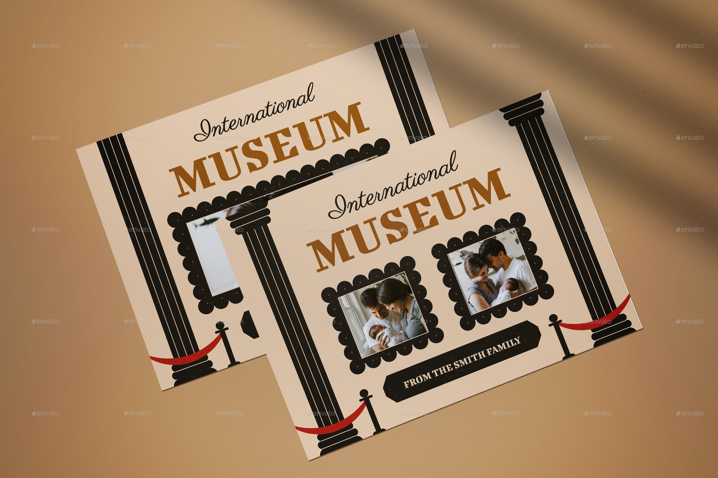 International Museum Greeting Card, Print Templates | GraphicRiver