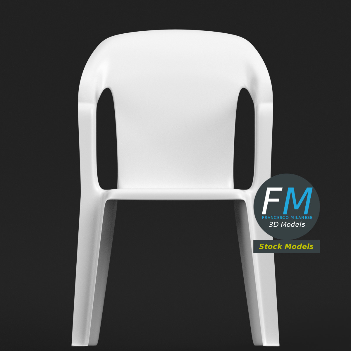 Plastic chair 1 by FrancescoMilanese85 | 3DOcean