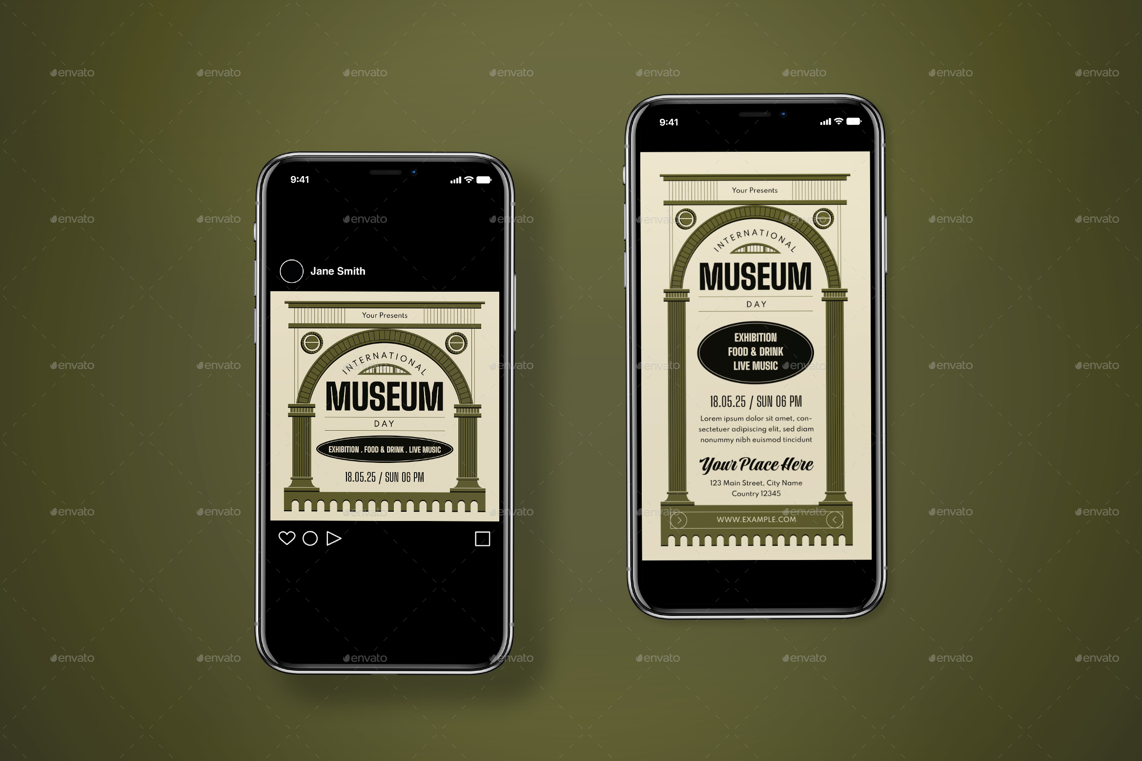 International Museum Day Flyer Set, Print Templates | GraphicRiver