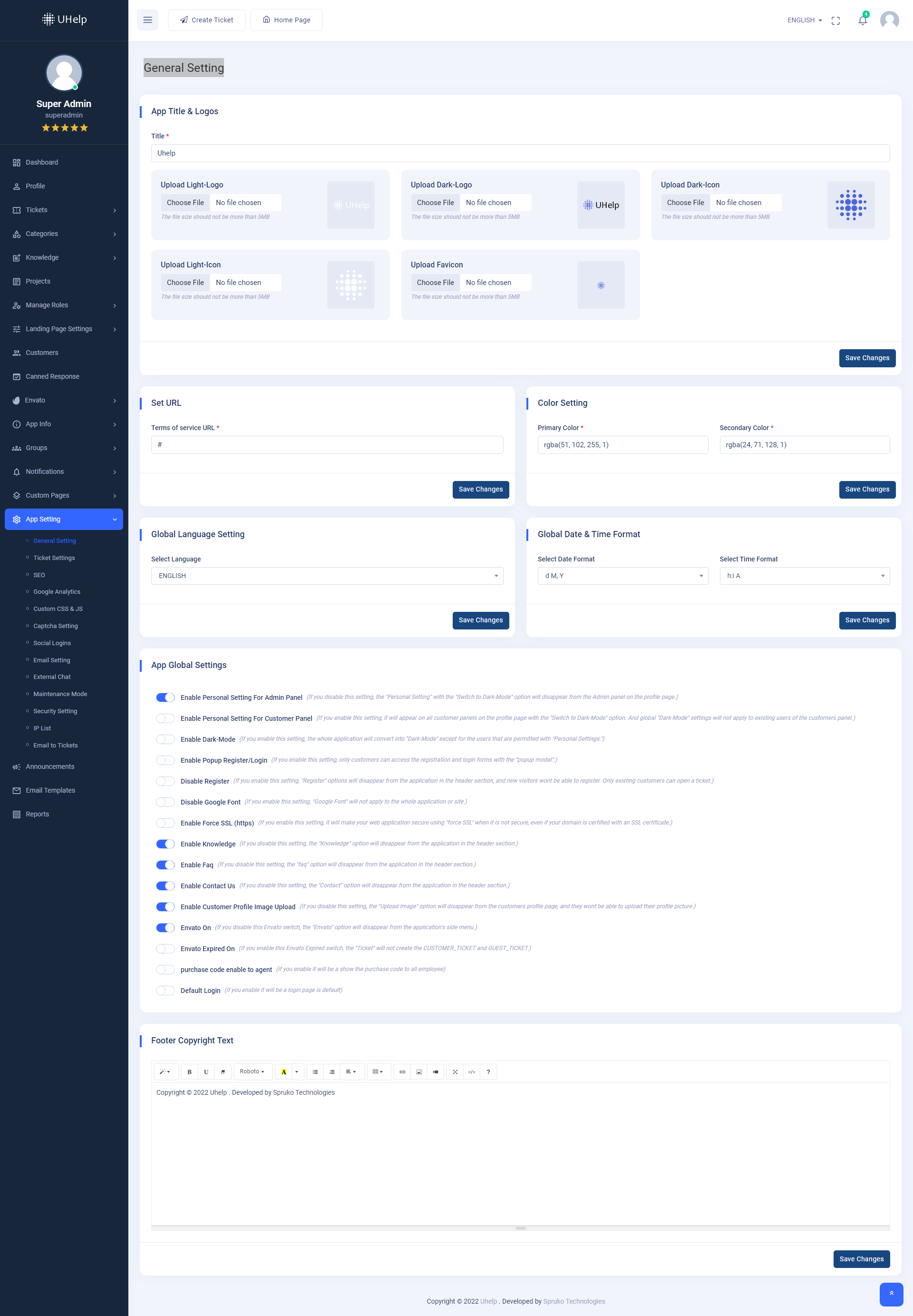 Uhelp - Helpdesk Support Ticketing System by SPRUKO | CodeCanyon