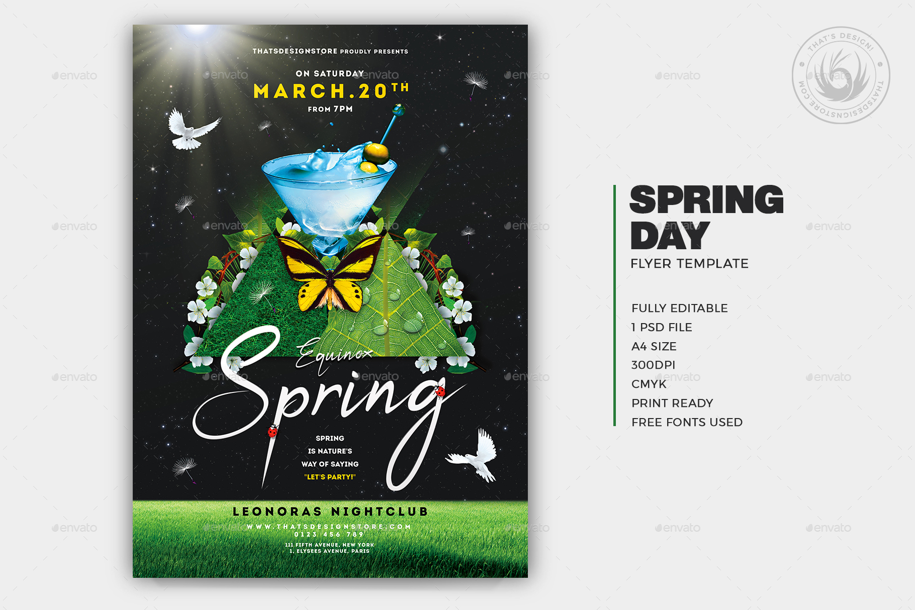 Spring Day Flyer Template V2, Print Templates | GraphicRiver