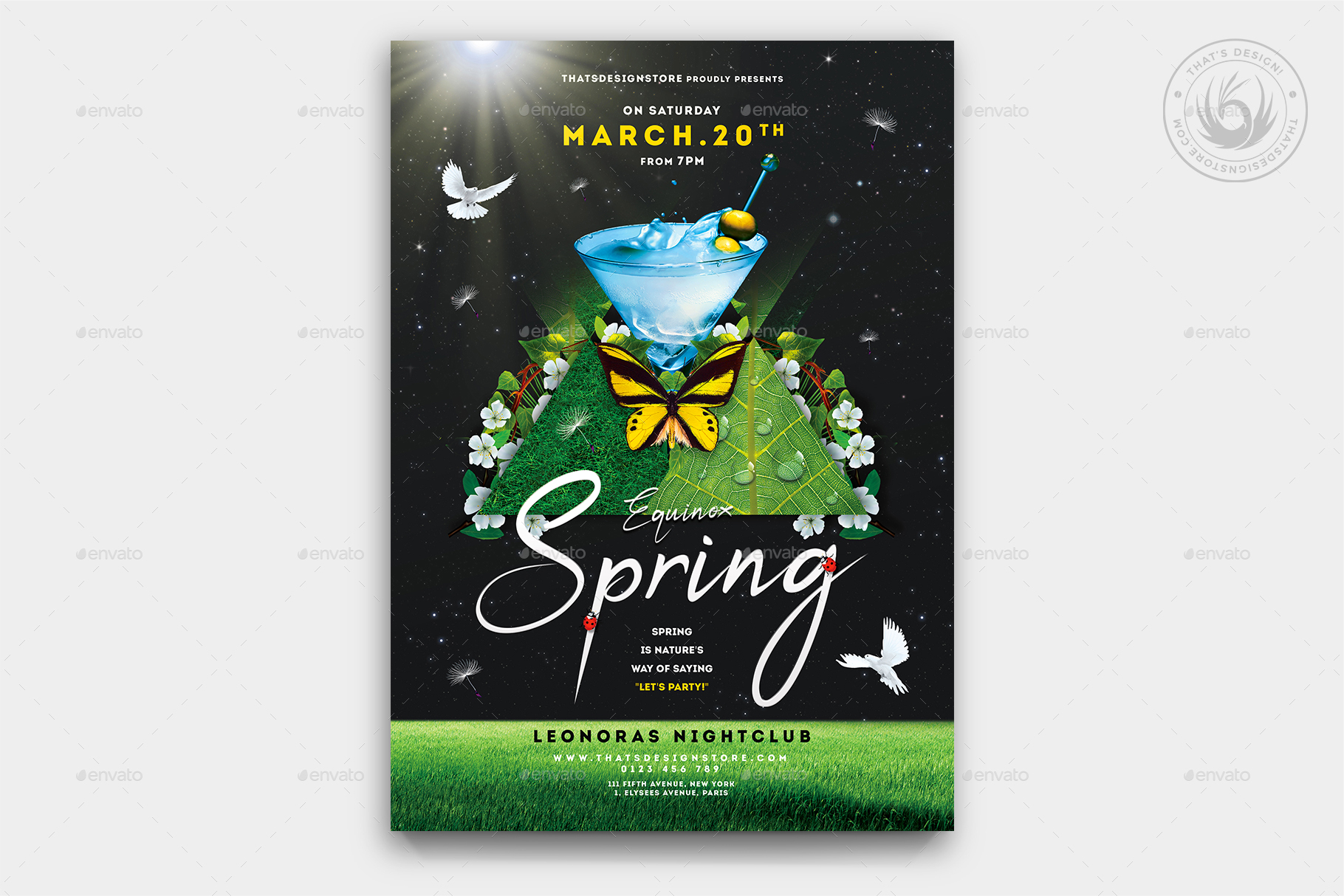 Spring Day Flyer Template V2, Print Templates | GraphicRiver