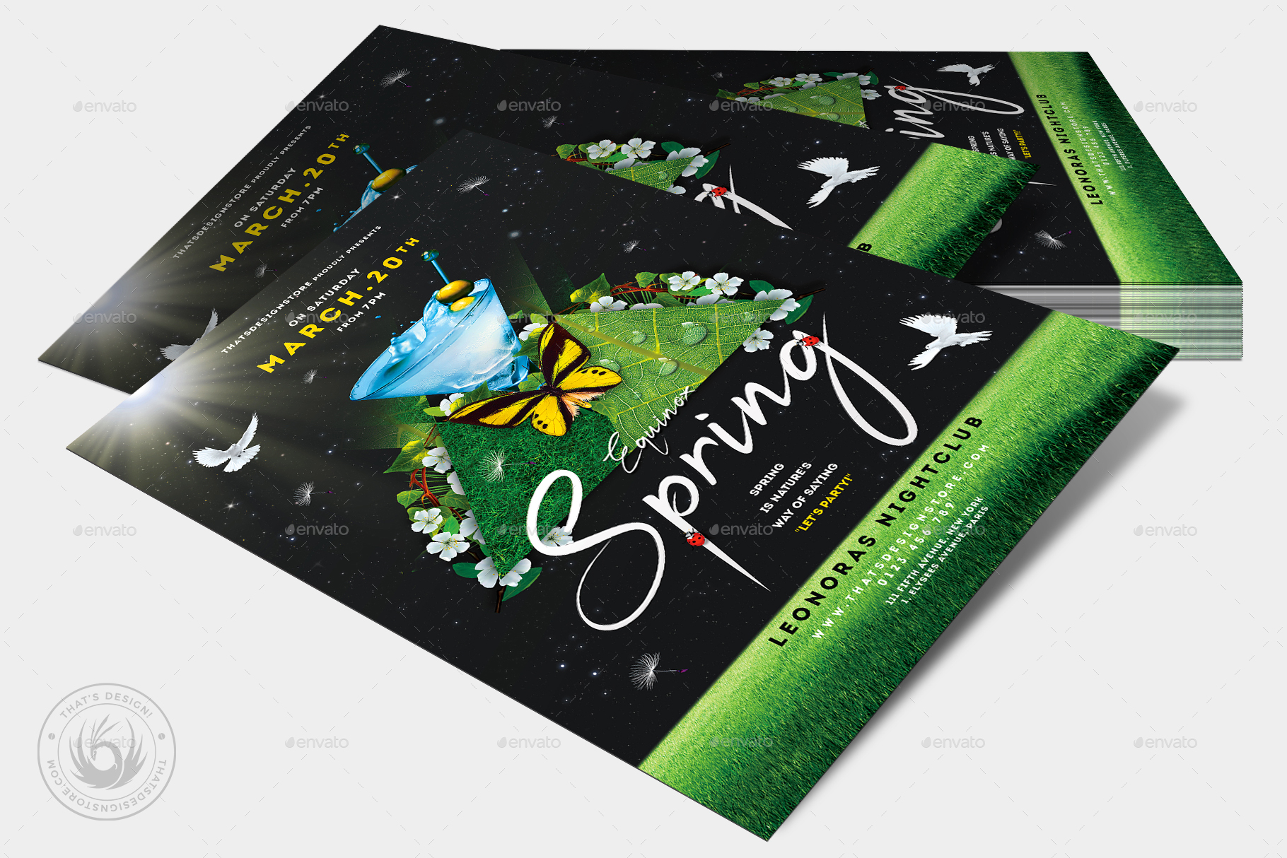 Spring Day Flyer Template V2, Print Templates | GraphicRiver