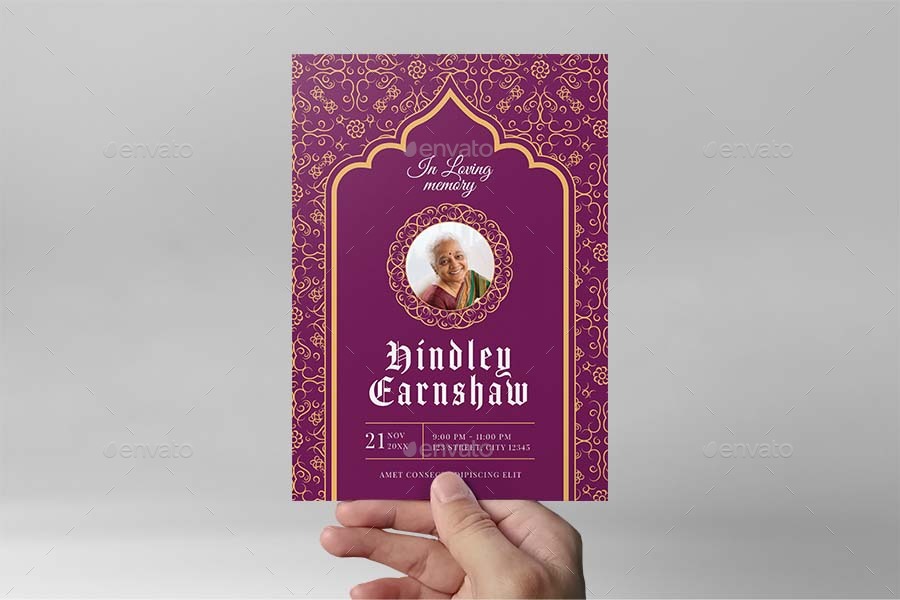 Hindu Funeral Template, Print Templates | GraphicRiver
