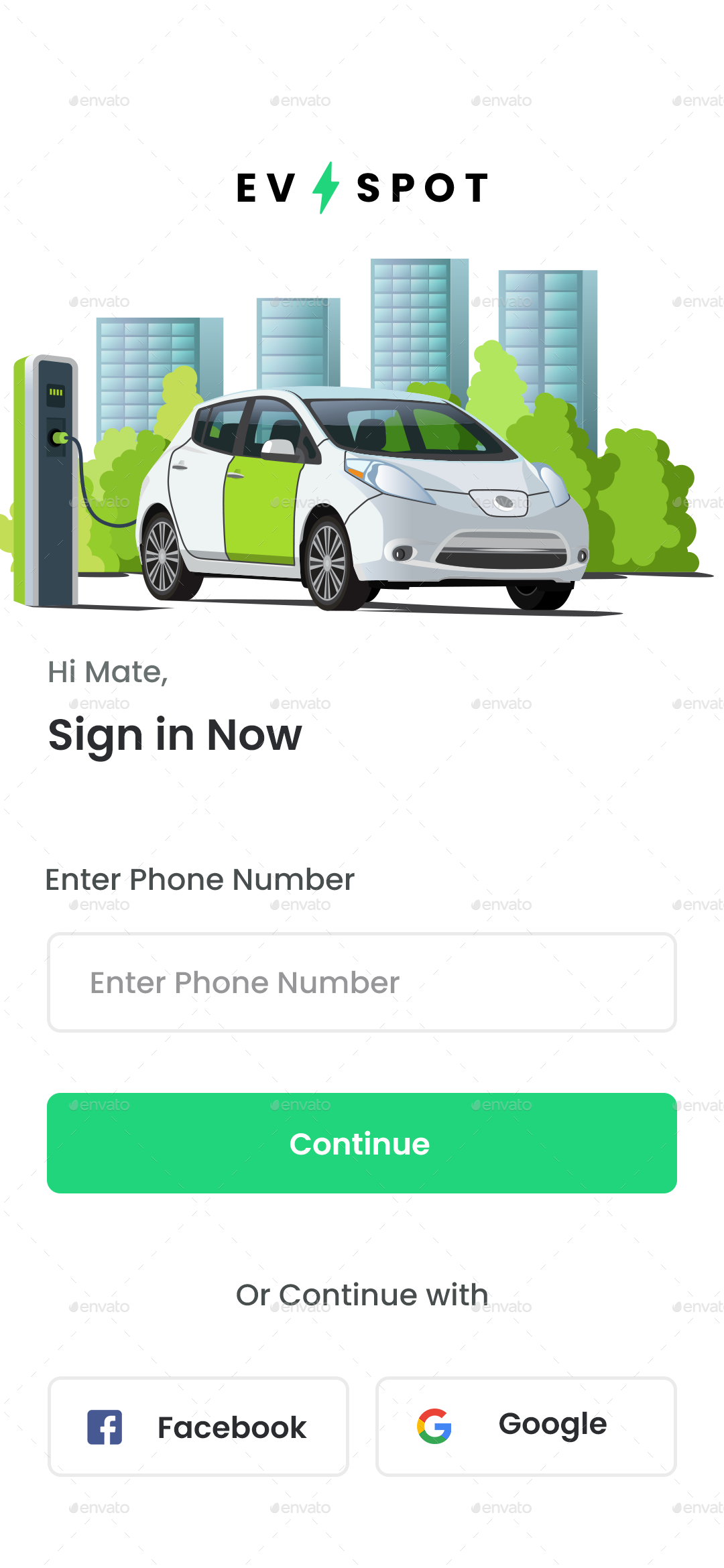 EV Charging Station App UI Kit| Electric Vehicle Charging Spot Finder ...
