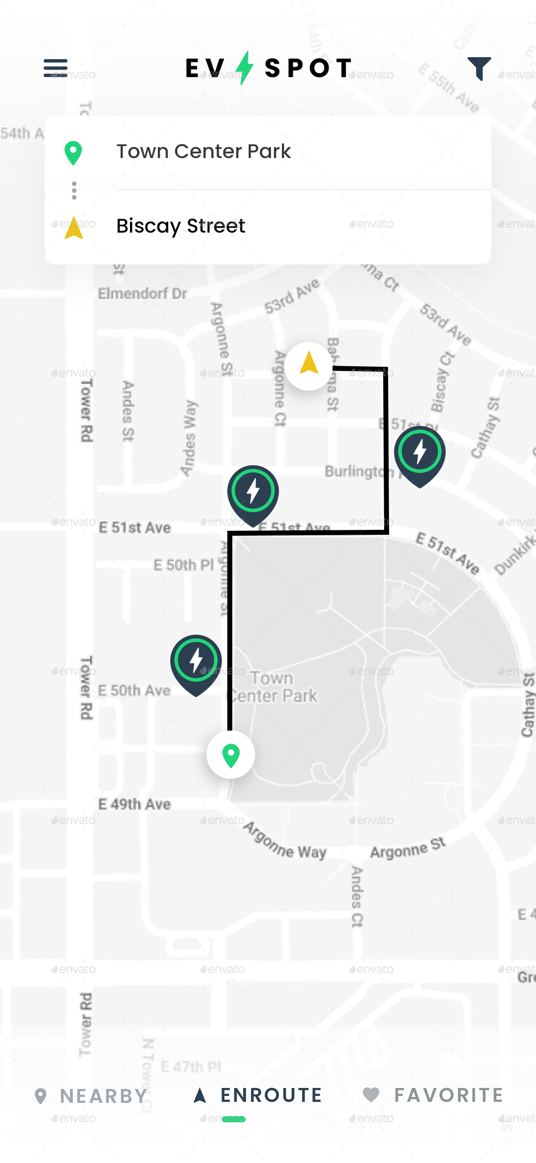 EV Charging Station App UI Kit| Electric Vehicle Charging Spot Finder ...
