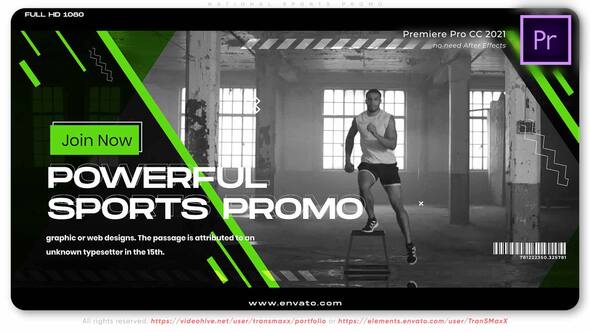 National Sports Promo, Premiere Pro Templates | VideoHive