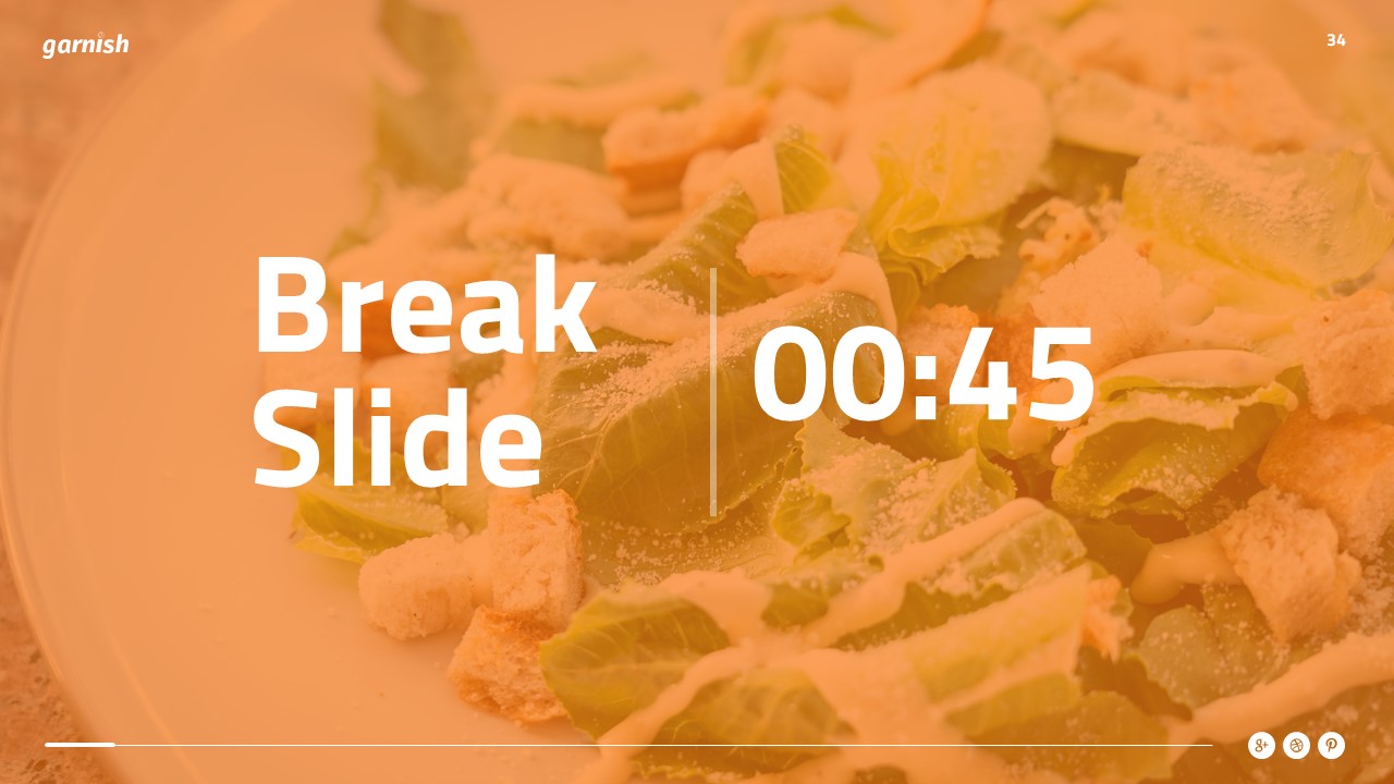 Garnish Culinary Presentation Template, Presentation Templates ...