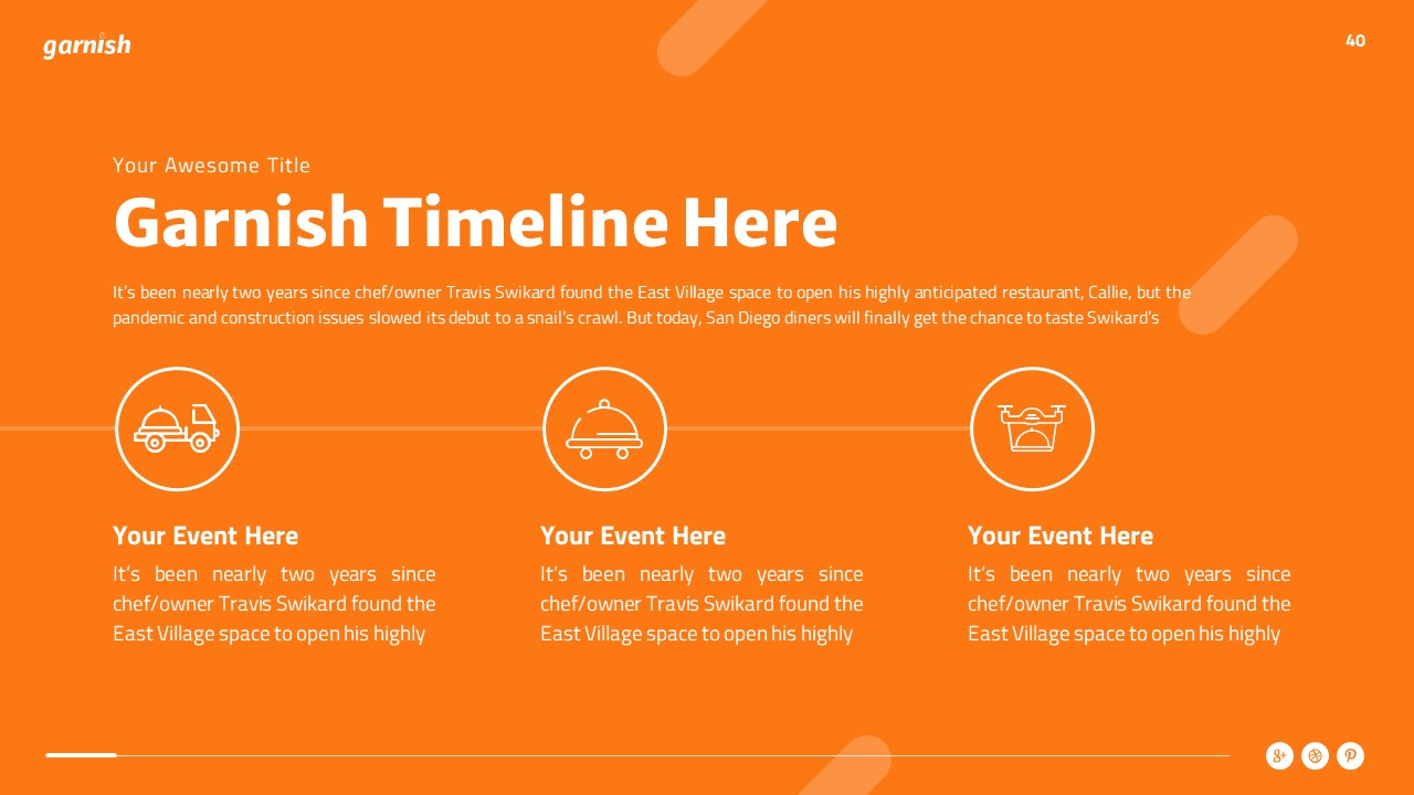 Garnish Culinary Presentation Template, Presentation Templates ...