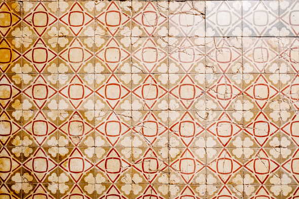 Traditional decorative wall tiles of beautiful design. Stock Photo by ...
