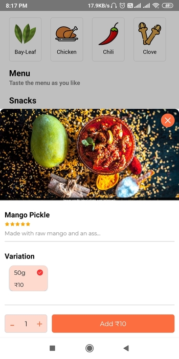 Food Delivery React Native Android App With Backend & Admin Panel by ...