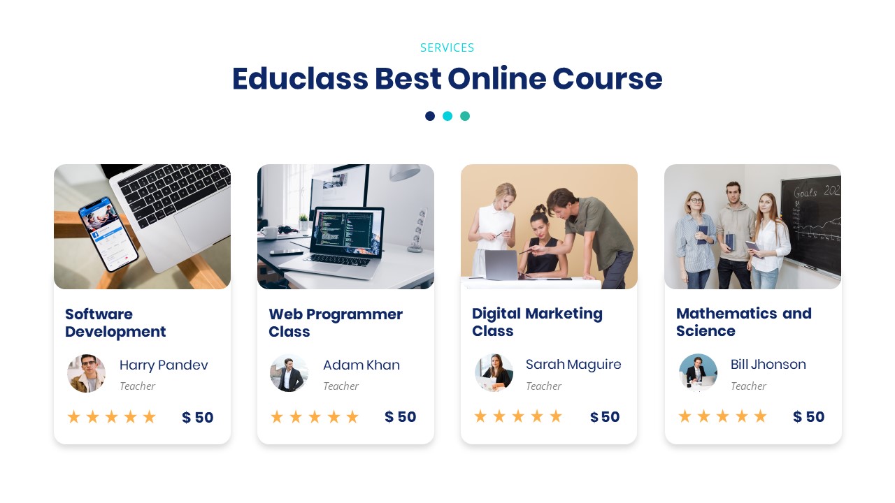 Educlass - Education & Online Course Keynote Presentation Template ...
