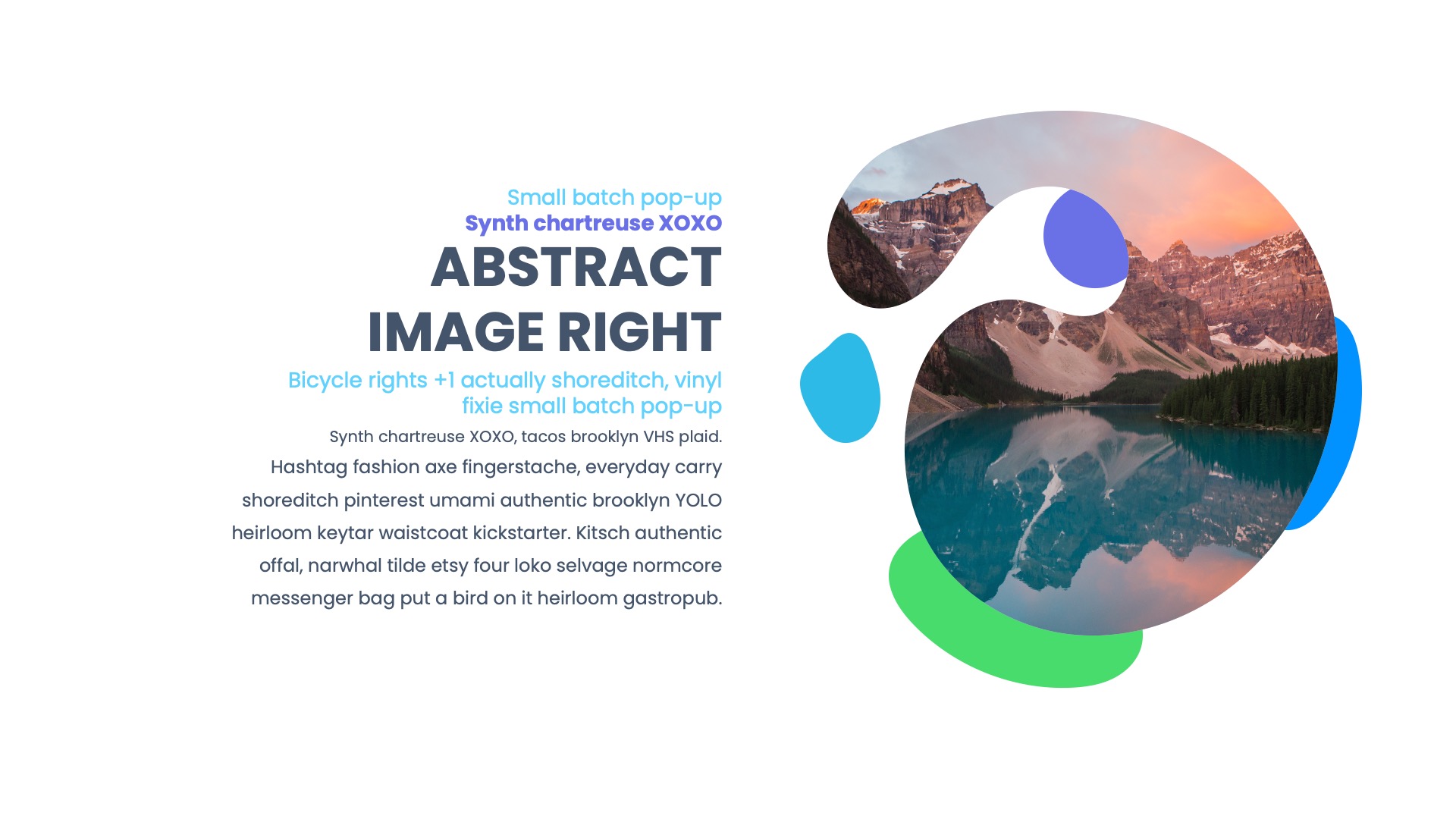 Abstract Image Holders - Keynote Infographics Slides, Presentation ...