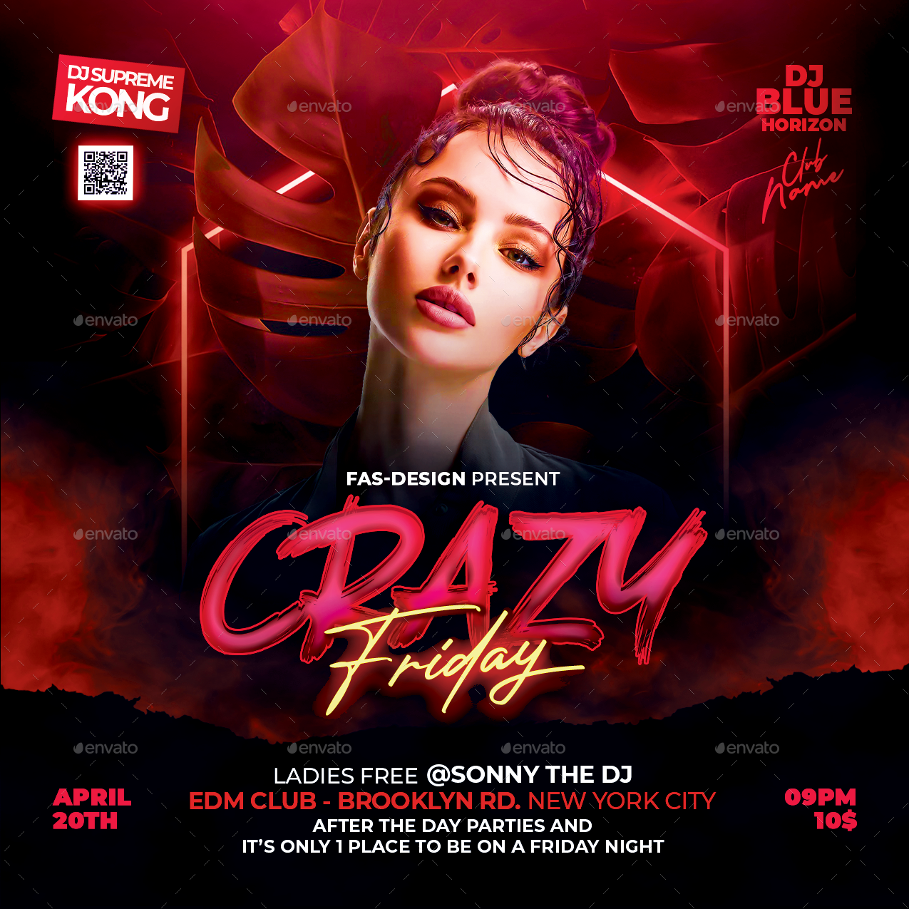 Night Party Flyer by FAS-DESIGN | GraphicRiver