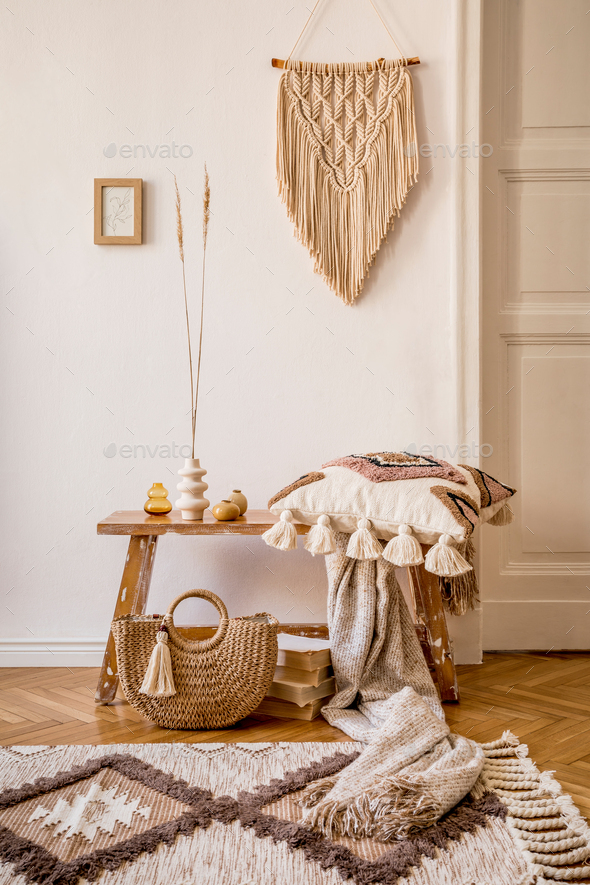 Stylish composition of living room interior Stock Photo by ...