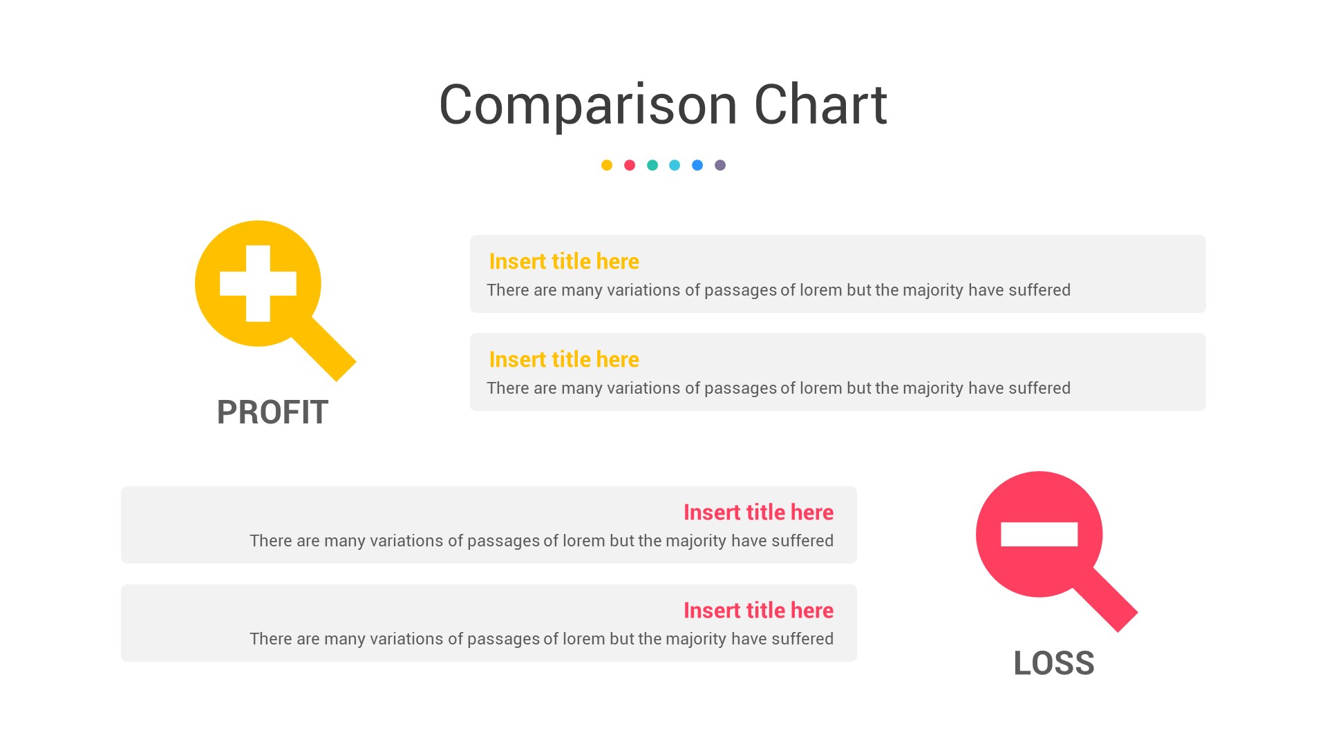 Pro-Comparison Diagram PowerPoint Template, Presentation Templates